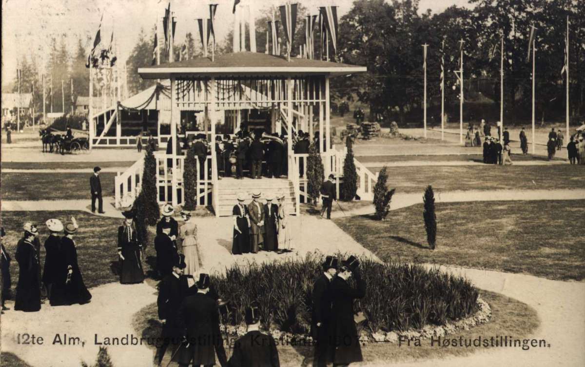 Postkort - Norsk Folkemuseum / DigitaltMuseum
