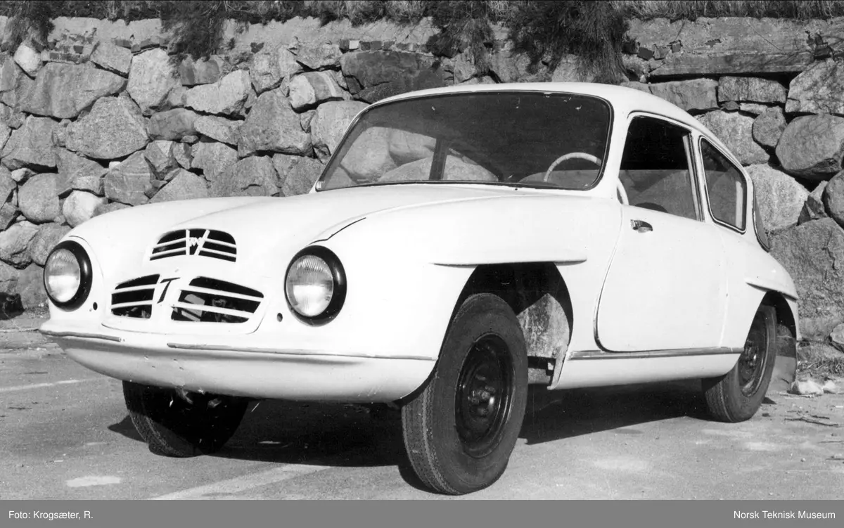 Den norskbygde bilen "Troll" fra 1956. Tilhører Ole Chr. Simonsen ...
