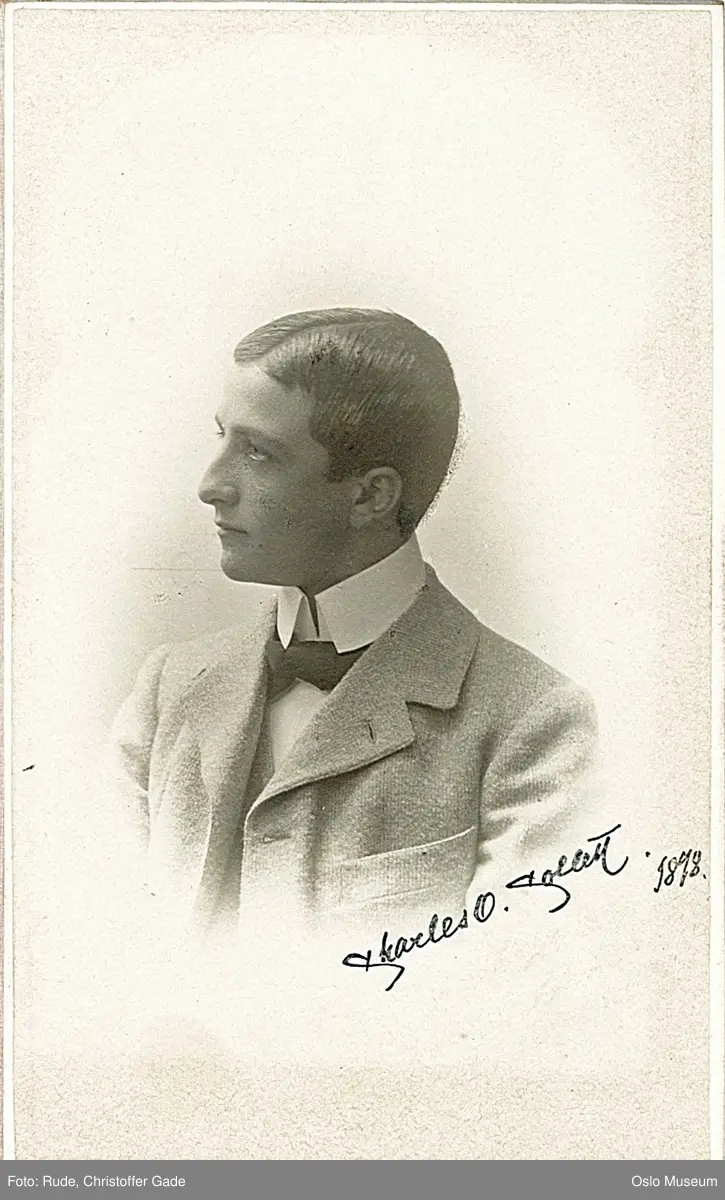 Charles Otto Collett. - Oslo Museum / DigitaltMuseum