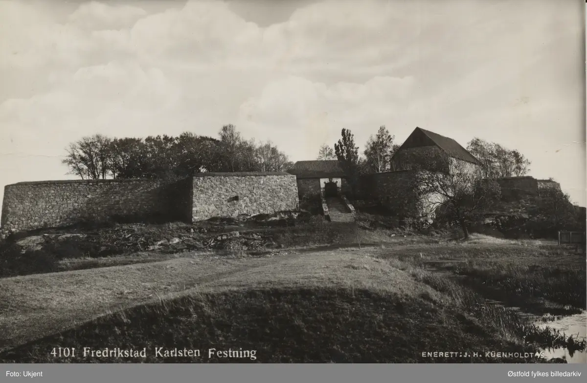 Fredrikstad. Kongsten Festning. - Østfold fylkes billedarkiv ...