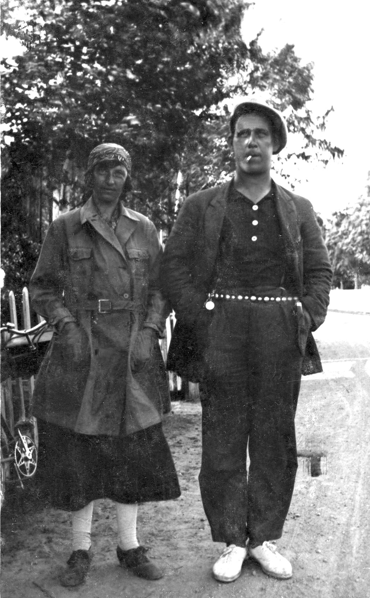 Bilder av reisende (tatere). Mann og kvinne. - Telemark Museum ...