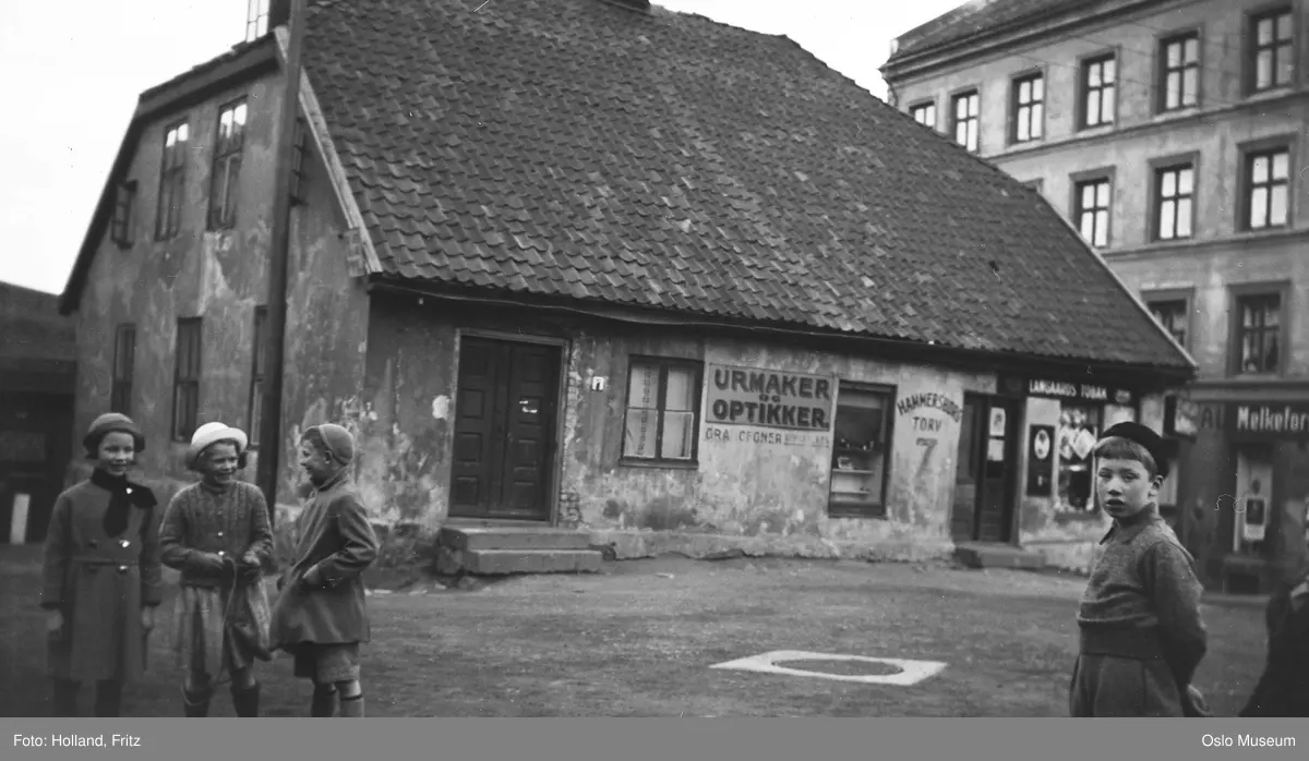 Hammersborg torg 7. - Oslo Museum / DigitaltMuseum