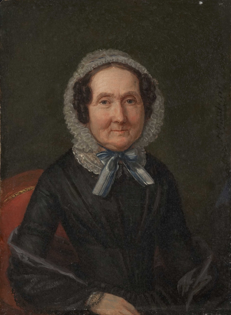 Portrett av Sophie Berg [oljemaleri] - Oslo Museum / DigitaltMuseum