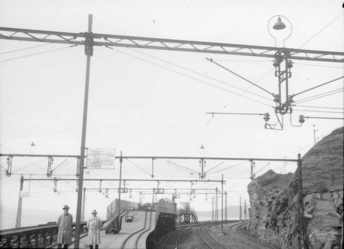 LKAb, "Prøvetakerbrua", Bukken der det ble tatt malmprøver. - Museum ...