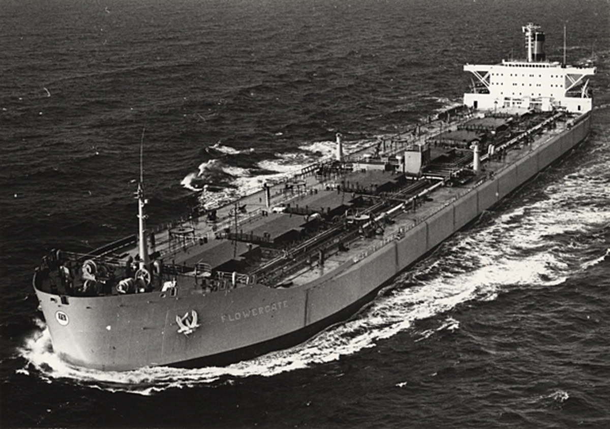 Malmtankfartyget FLOWERGATE av London. - Sjöhistoriska museet ...