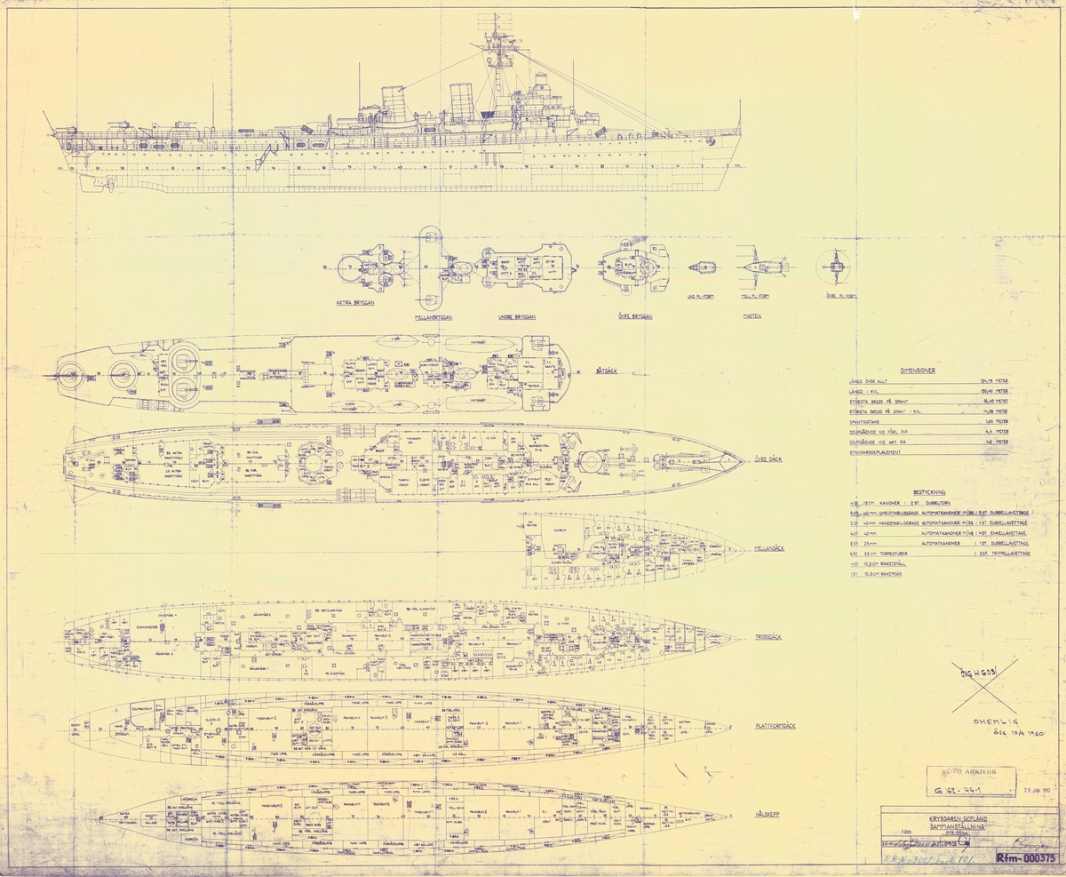 Ritning - Marinmuseum / DigitaltMuseum