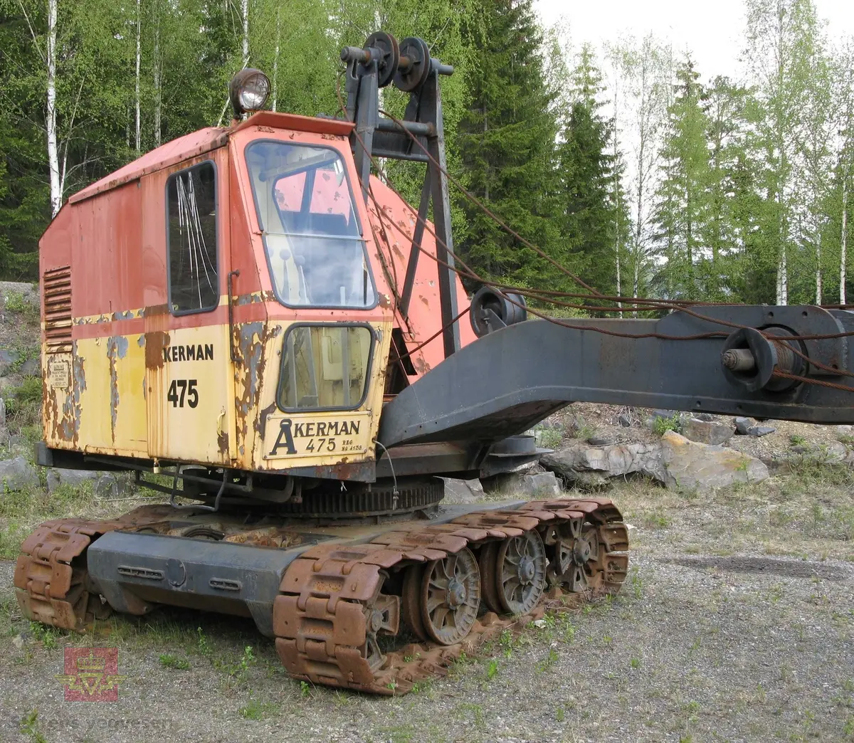 Gravemaskin - Norsk vegmuseum / DigitaltMuseum