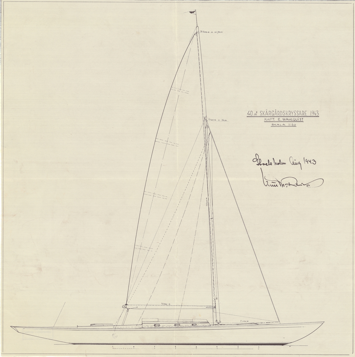 Ritning - Sjöhistoriska museet / DigitaltMuseum