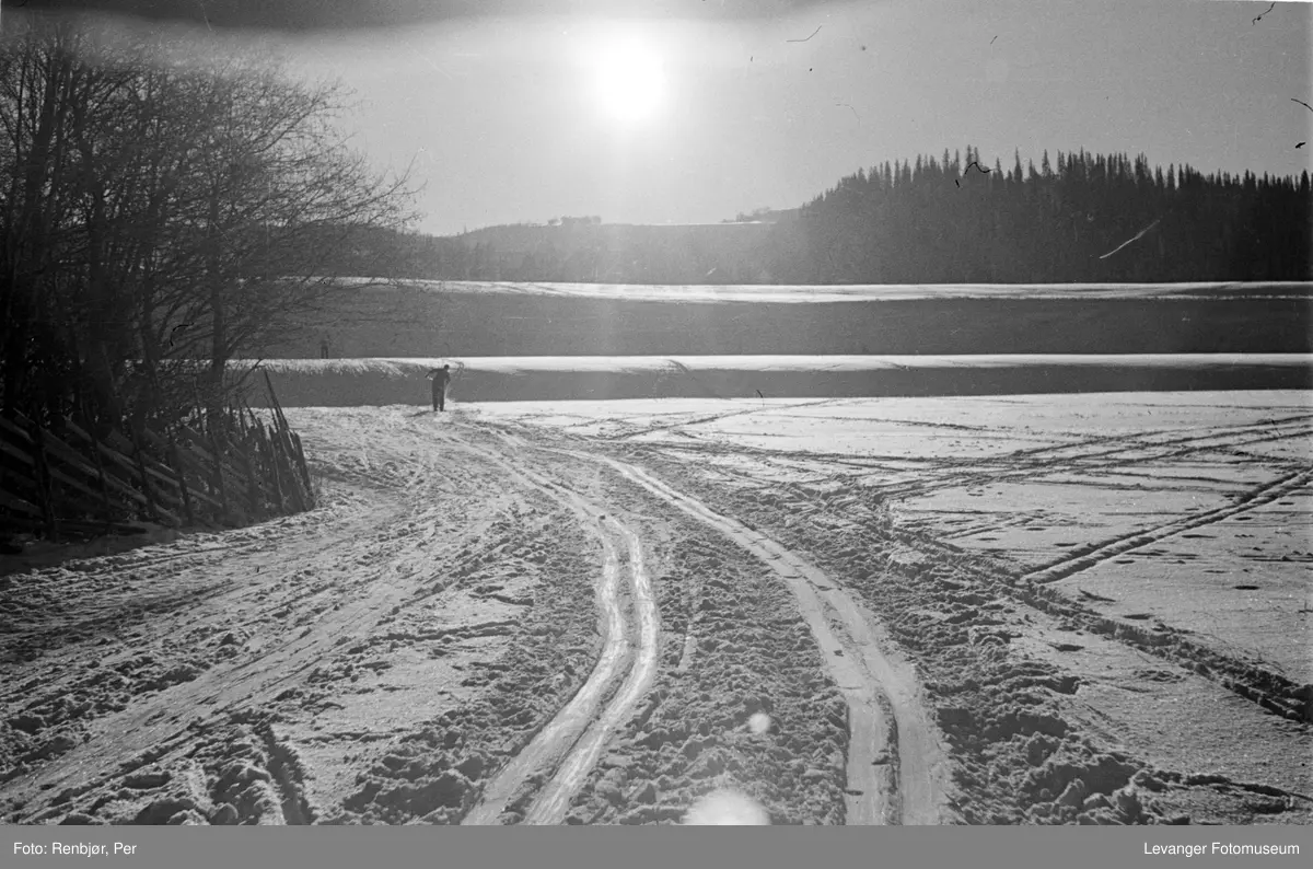 Vinterbilder fra Levanger, mars 1941. - Levanger Fotomuseum ...