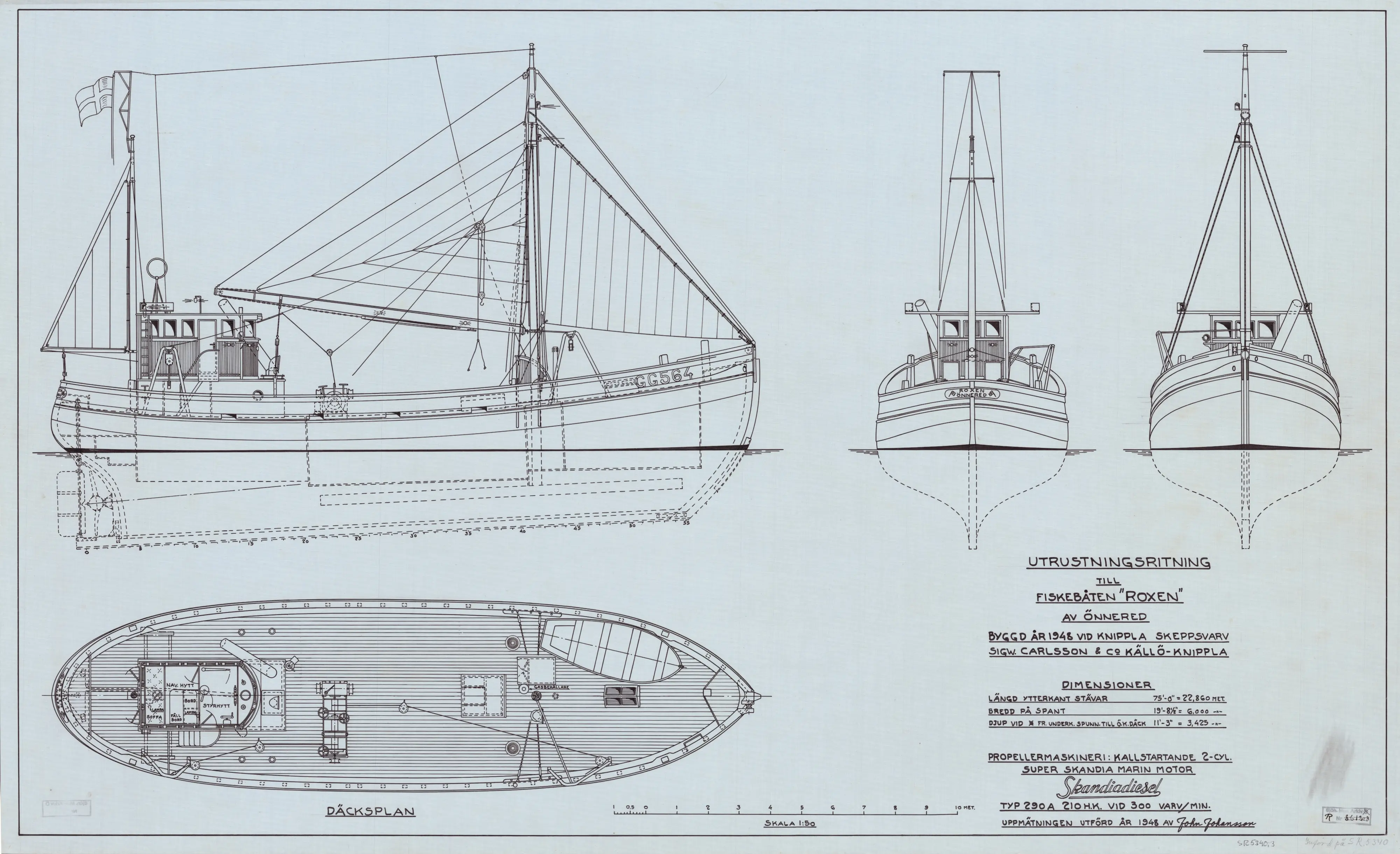 Ritning - Sjöhistoriska museet / DigitaltMuseum