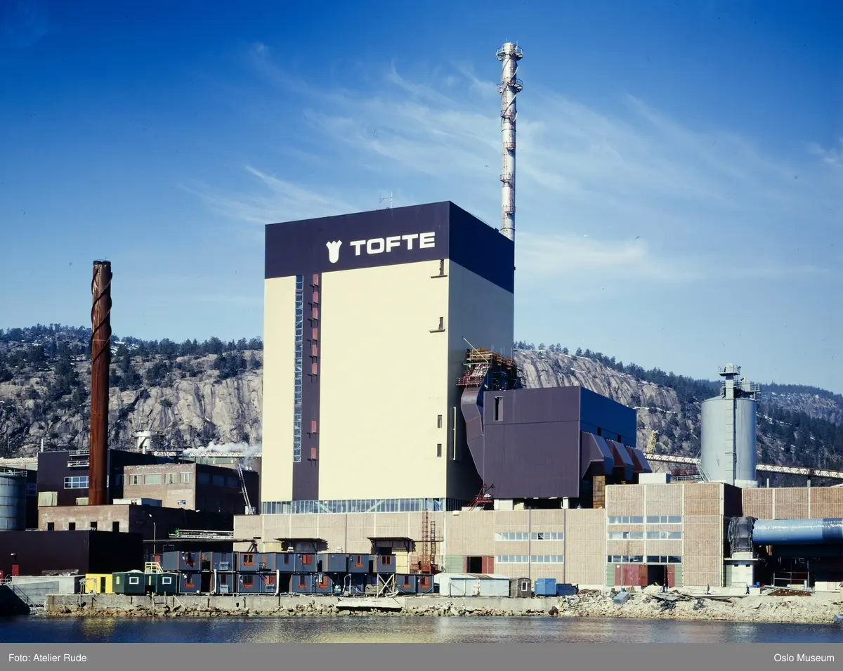 Tofte cellulosefabrikk - Oslo Museum / DigitaltMuseum