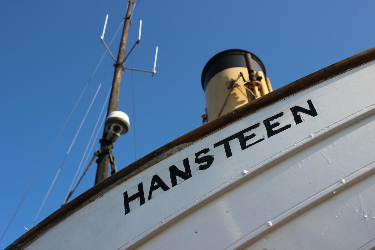 SDS Hansteen - tekniske data - Trondhjems Sjøfartsmuseum
