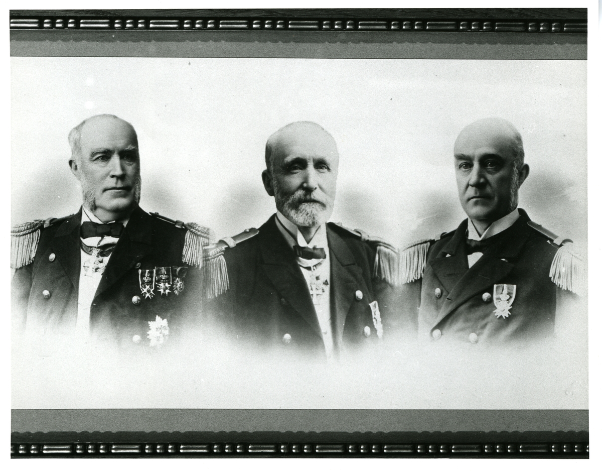 Fredrikstad. Brødrene Mørch. Alexander (1794-1874), Emmich (1803-1885 ...
