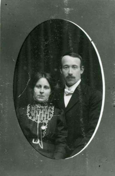 Ekteparet Haranda Hansen og Kristian Bernhard Holm. - Museum Nord ...