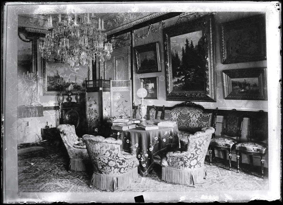 Interiör Nääs slott - Västergötlands museum / DigitaltMuseum
