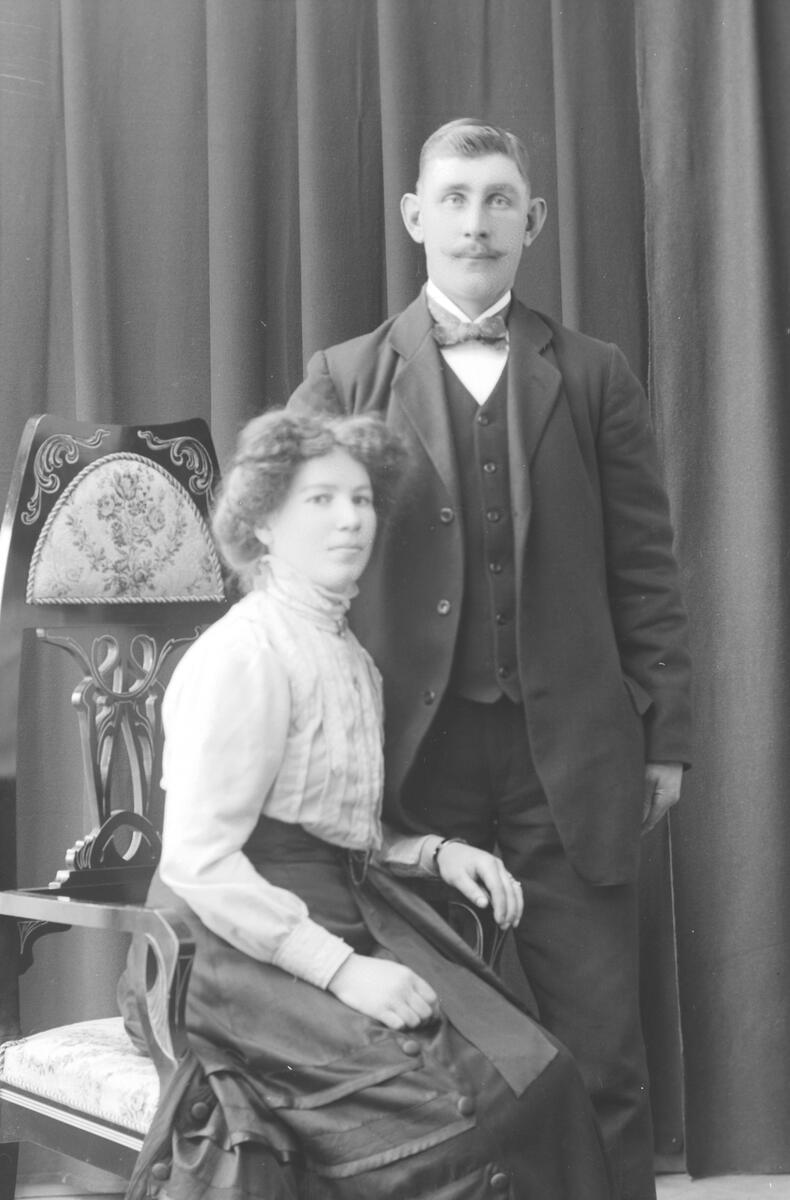 Anna Lagergren; Ingår i porträttsamlingen från Knut Wallins ateljé ...