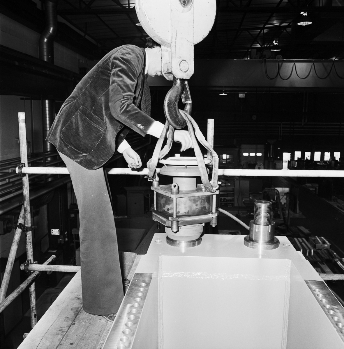 Stativ till Lagan Press - Marinmuseum / DigitaltMuseum