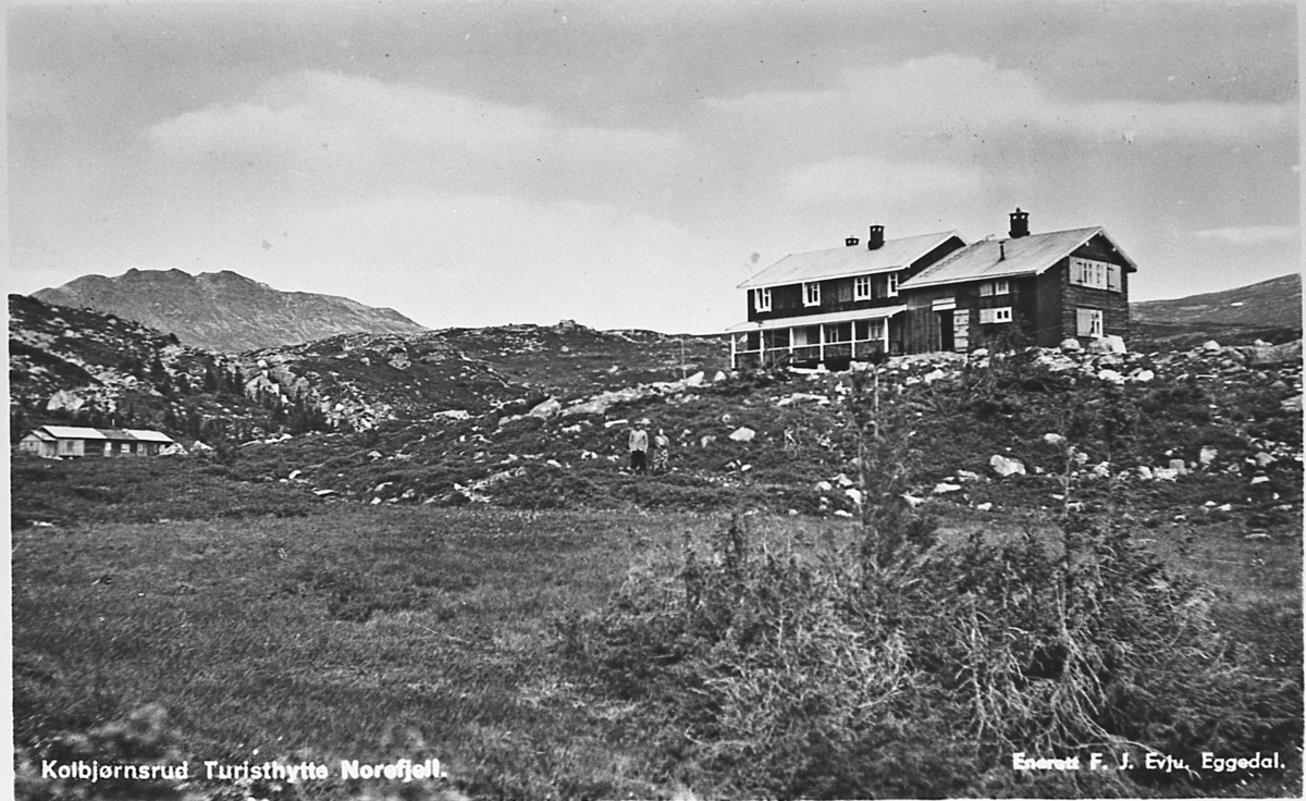 Kolbjørnsrud Turisthytte, senere Tempelseter Hotell, trolig ca. 1938 ...