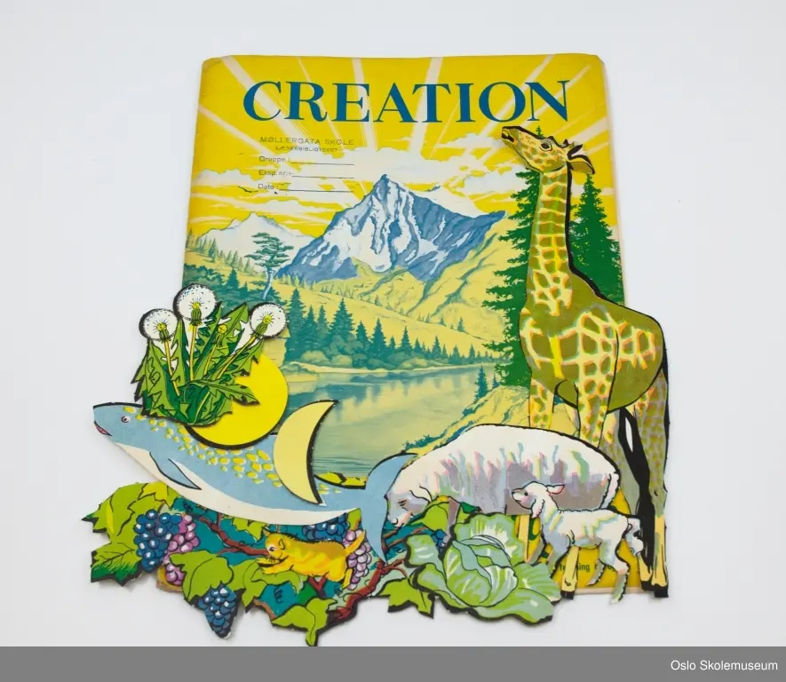 Sett til flanellograf - Oslo Skolemuseum / DigitaltMuseum