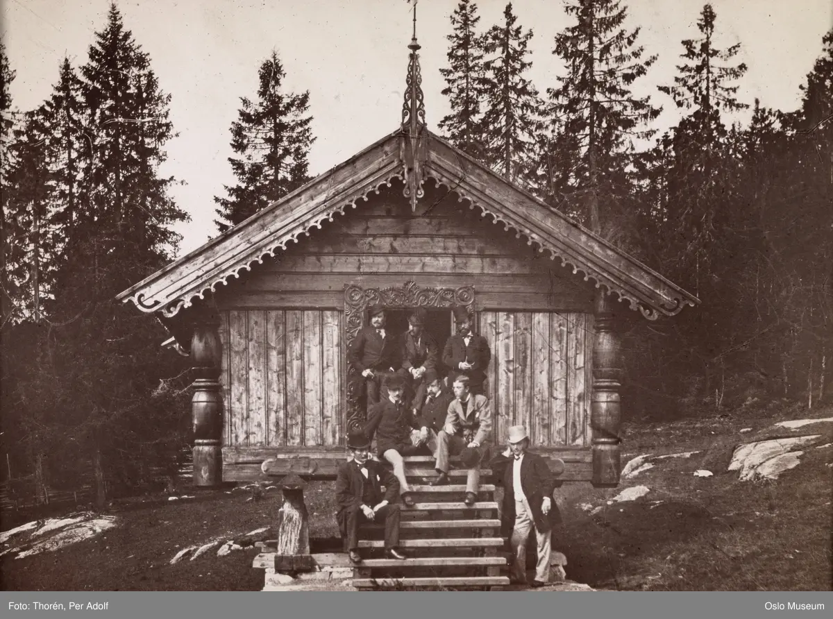 Stabbur på Frognerseteren. - Oslo Museum / DigitaltMuseum