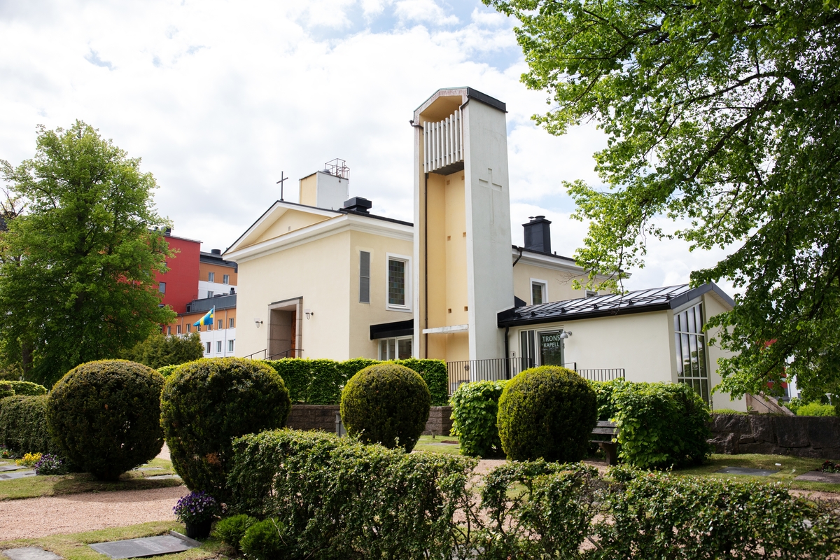 Vänersborg. Trons kapell vid Kapellkyrkogården - Vänersborgs museum ...