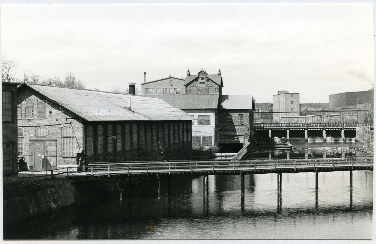 Fagersta stad, Fagersta kn. Exteriör av byggnader vid Fagersta bruk. - Västmanlands läns museum ...