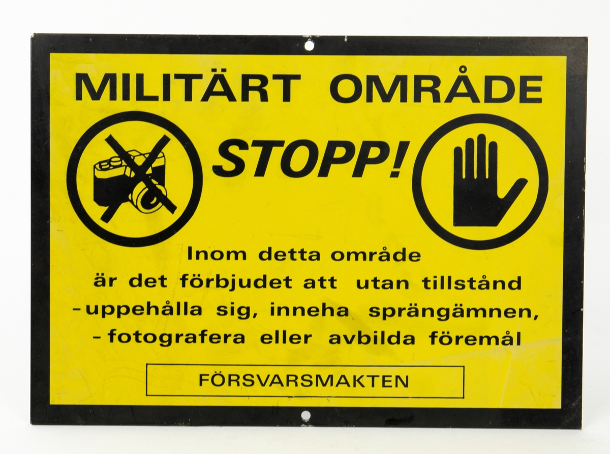 Skylt - Flygvapenmuseum / DigitaltMuseum