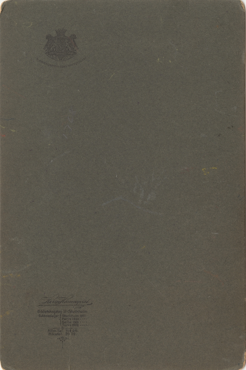 Porträtt av Otto von Feilitzen, major vid Svea artilleriregemente A 1. Otto von Feilitzen var ...