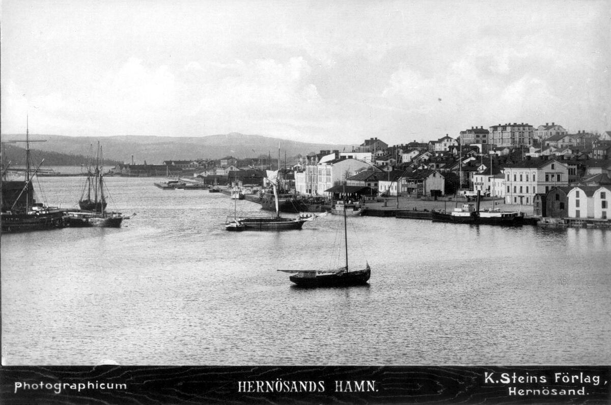 Härnösands hamn - Västernorrlands museum / DigitaltMuseum