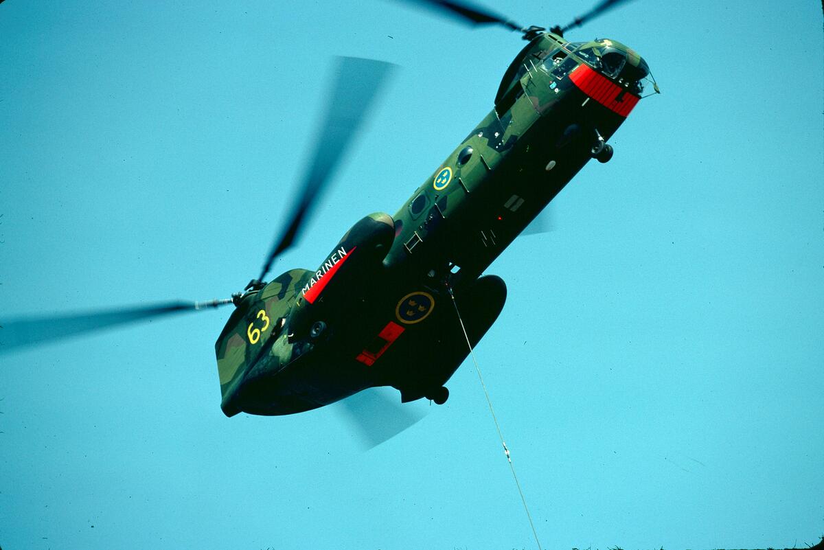 Helikopter HKP 4, Boeing Vertol 107 - Västernorrlands museum ...