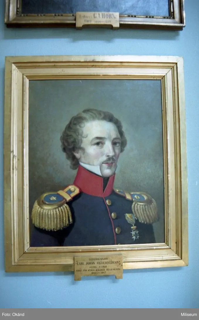 Porträtt av Carl Johan Hederstjern. -#N# Miliseum /#N# DigitaltMuseum