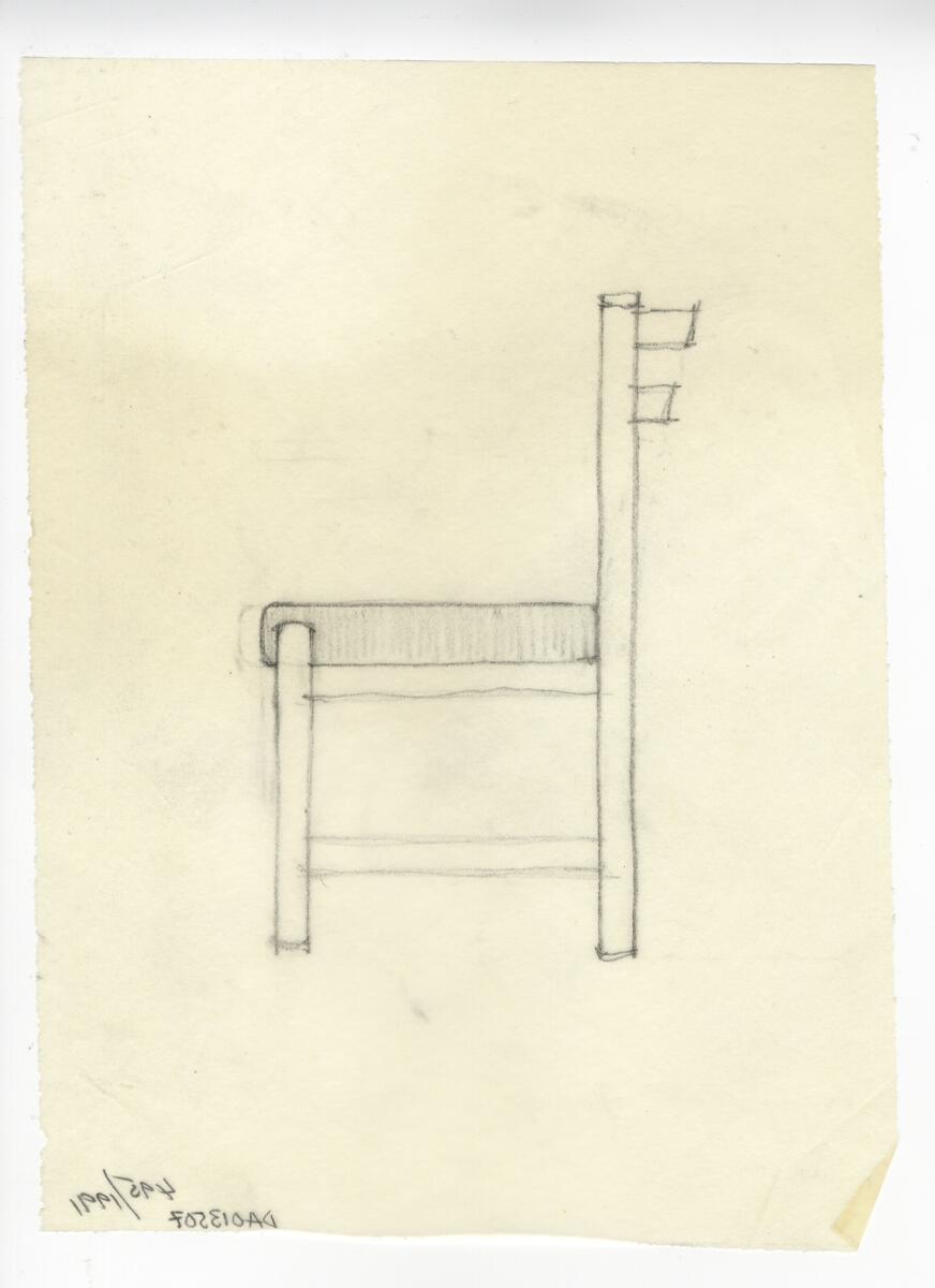 Möbler [ritning] - Designarkivet / DigitaltMuseum