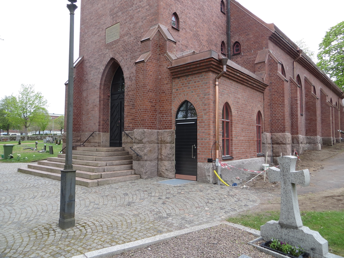 Exteriör av Gislaveds kyrka, Gislaved, Gislaveds kommun. - Jönköpings ...