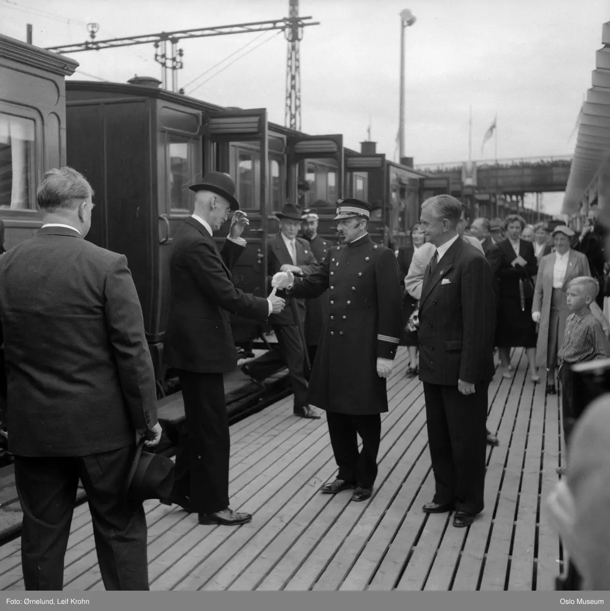 Norsk jernbanes 100-årsjubileum. - Oslo Museum / DigitaltMuseum