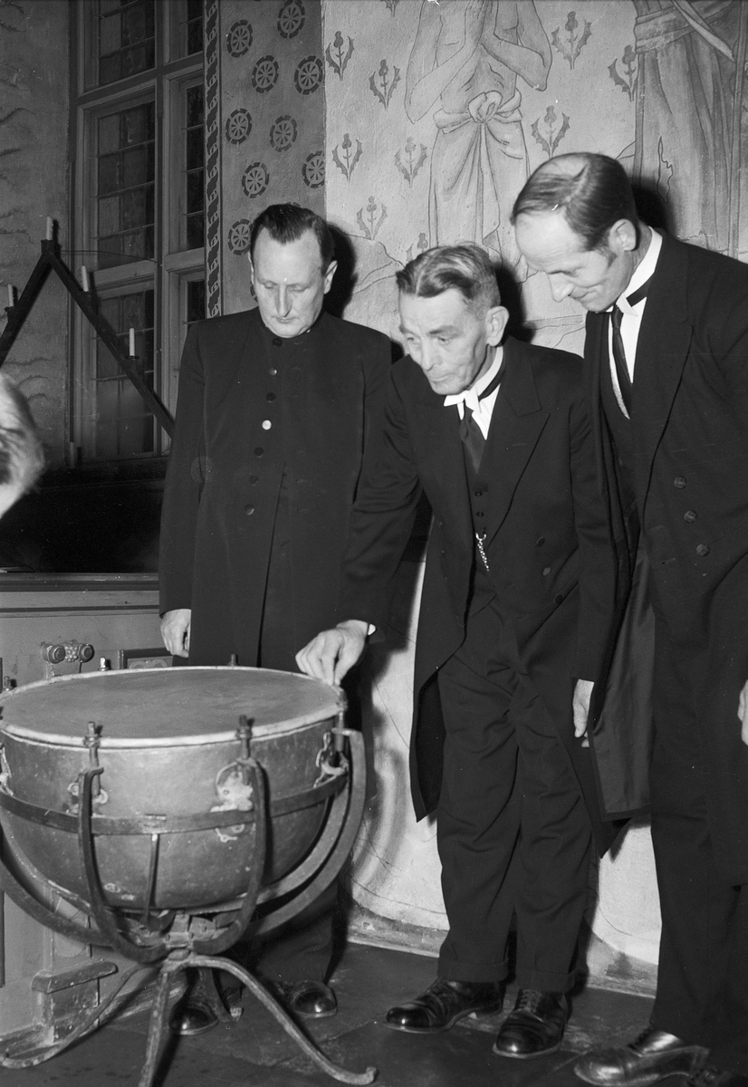 Invigning, Funbo kyrka, Uppland 1951 - Upplandsmuseet / DigitaltMuseum