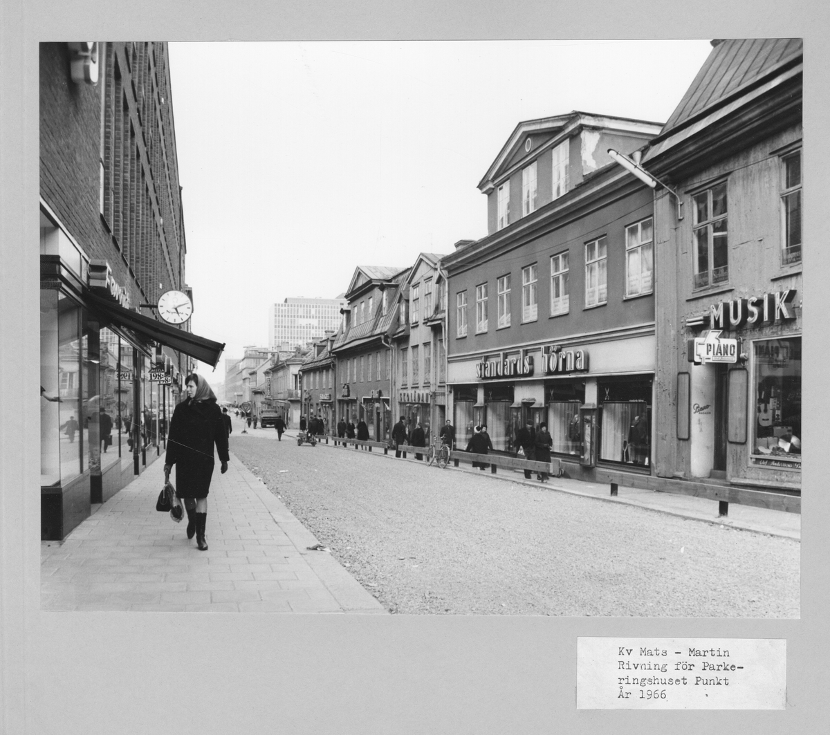 Stora Gatan i Västerås 1966 - Västerås Stadsarkiv / DigitaltMuseum
