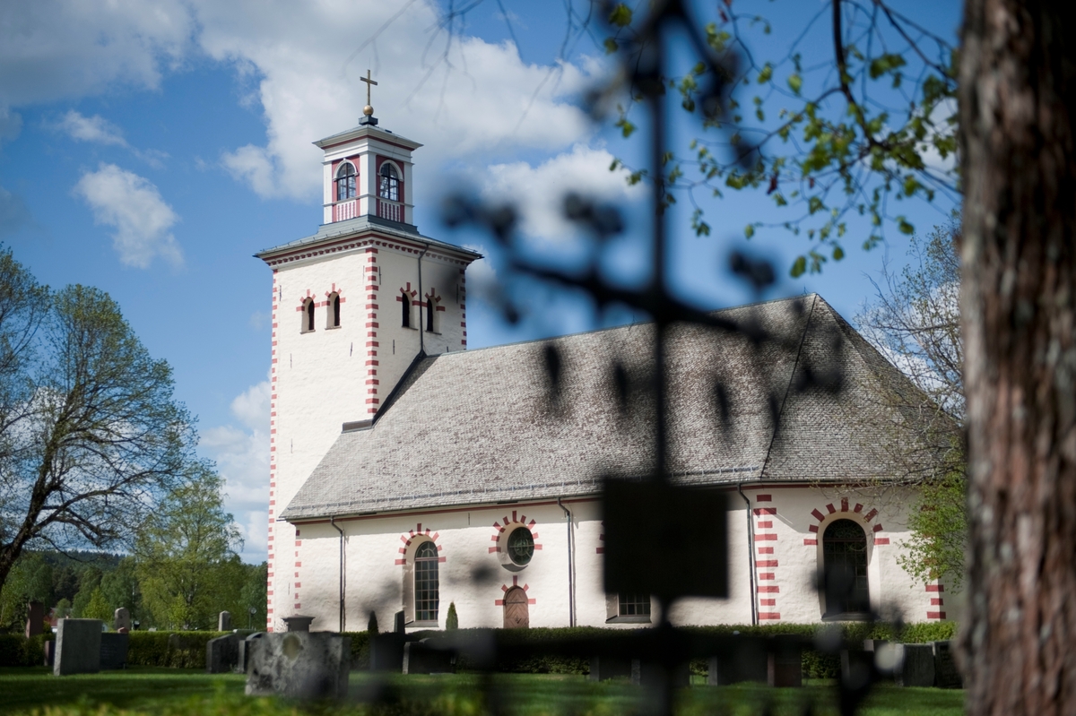 Kyrkan i Gräsmark, Sunne kommun. - Värmlands Museum / DigitaltMuseum