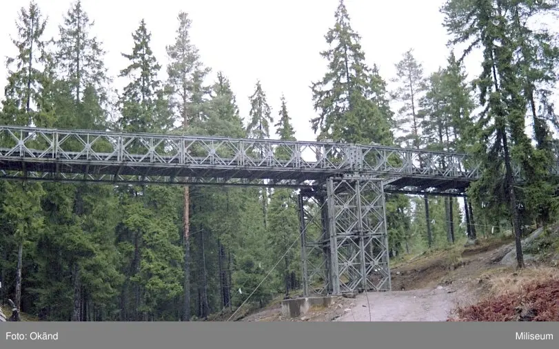 Balkbro 2 (BB 2) på pelar. - Miliseum / DigitaltMuseum