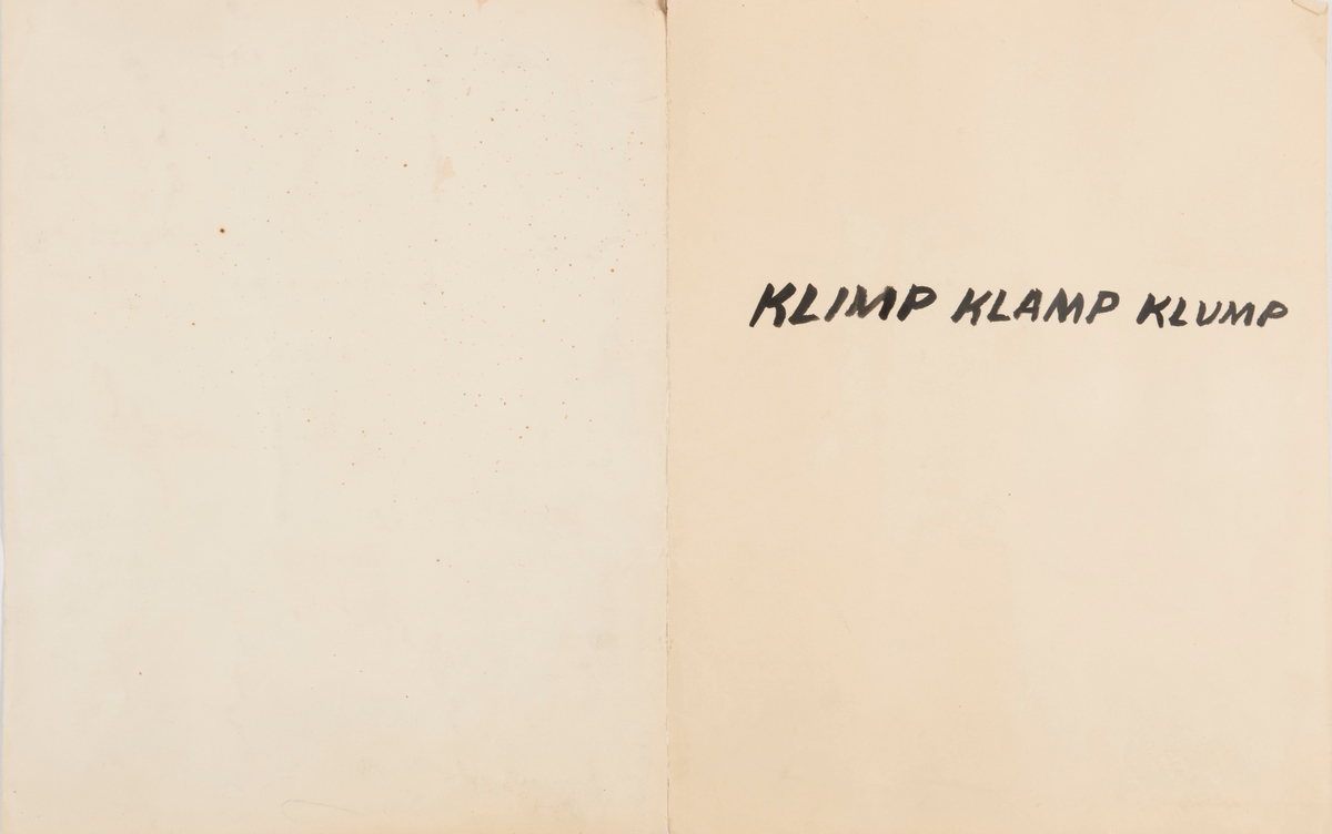 Klimp, Klamp och Klump [Teckning] - Värmlands Museum / DigitaltMuseum