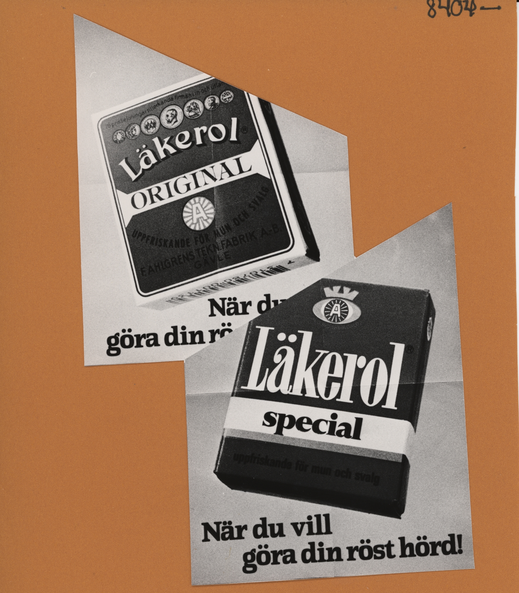 Orginal och Special. Urklipp reklambilder 1884. - Länsmuseet Gävleborg ...