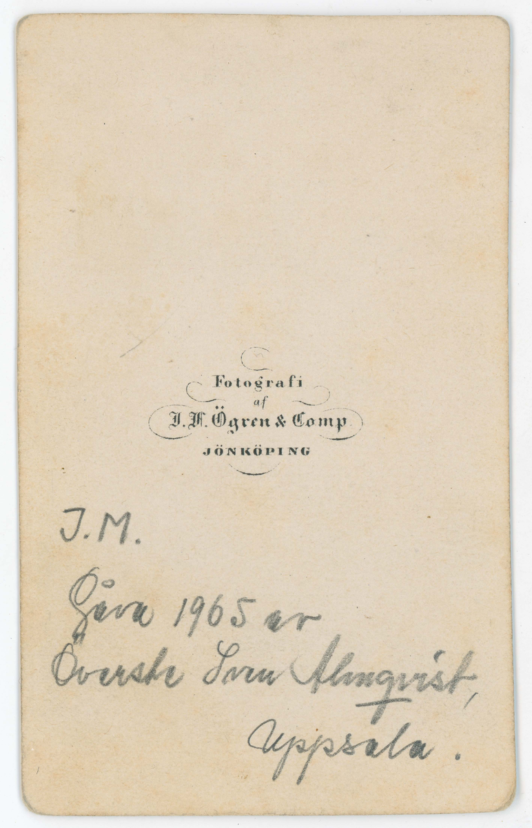 Porträtt på Anna och Esther Lindman döttrar till handlaren Johan ...