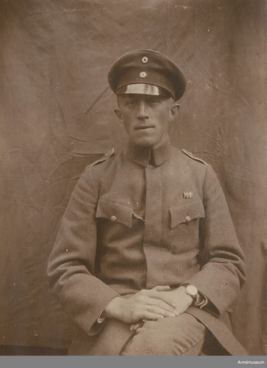Fotoalbum innehållande bilder från första världskriget 1915-1916 ...
