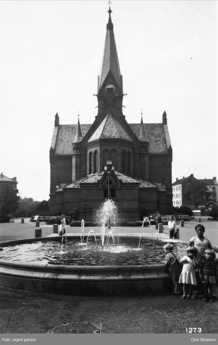 Sagene kirke, Oslo. - Oslo Museum / DigitaltMuseum