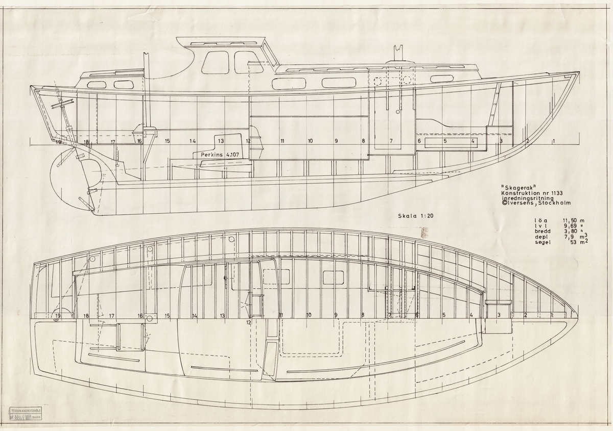 Ritning - Sjöhistoriska museet / DigitaltMuseum