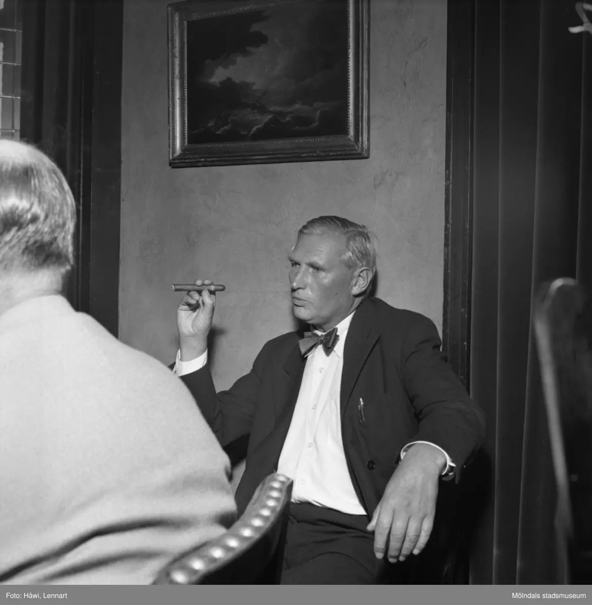 Reportage från Papyrus pressvisning i Mölndal, 29/8 1955. Marcus ...