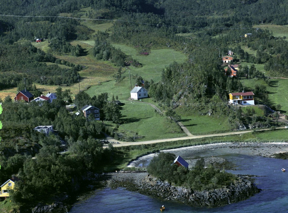 Flyfoto fra Breivika. - Sør-Troms Museum / DigitaltMuseum