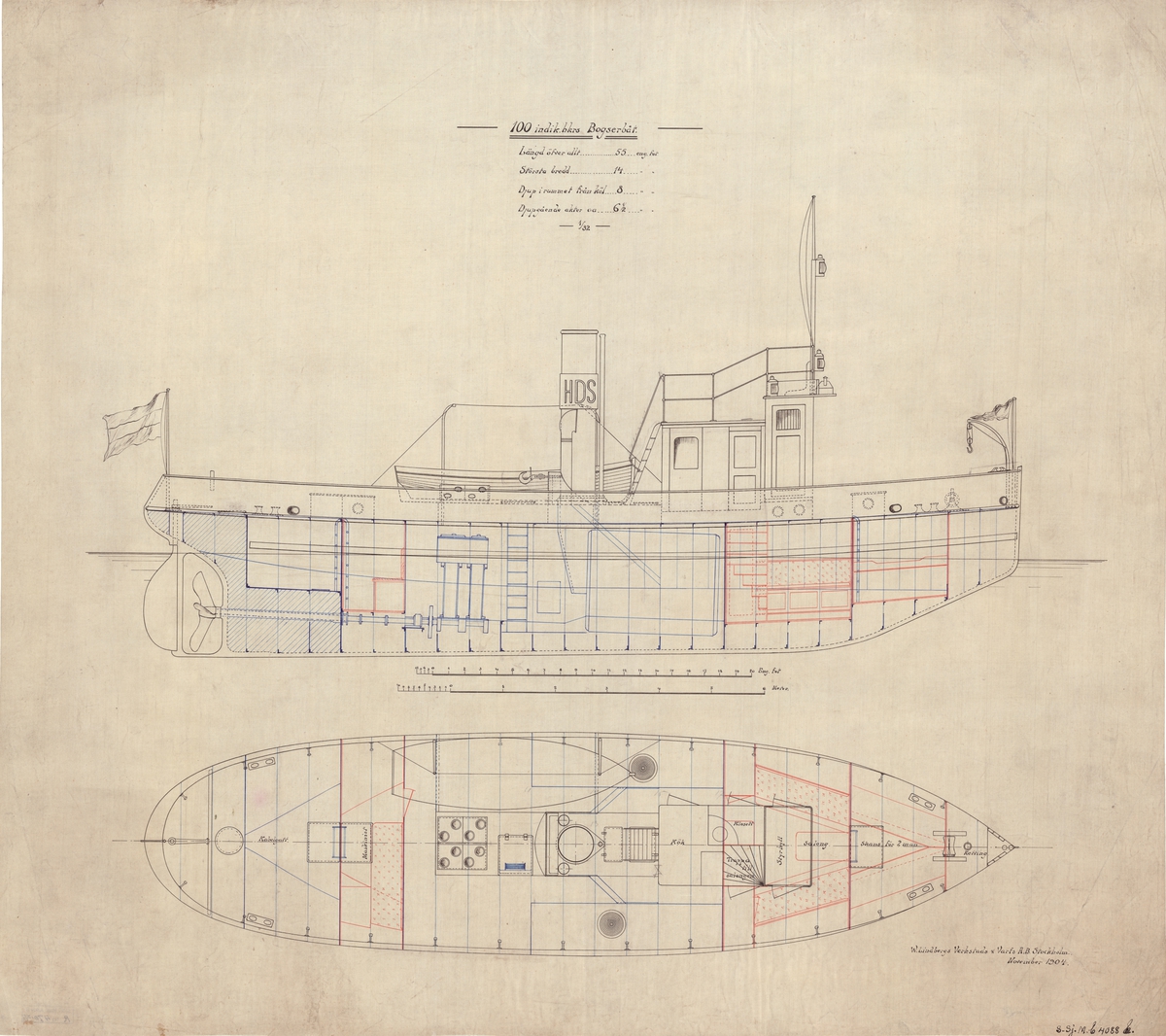 Ritning - Sjöhistoriska museet / DigitaltMuseum