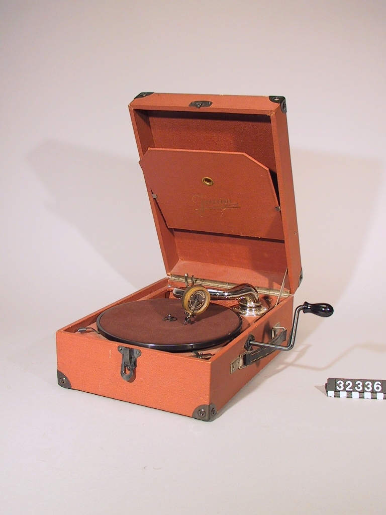 Grammofon, rese- - Tekniska Museet / DigitaltMuseum