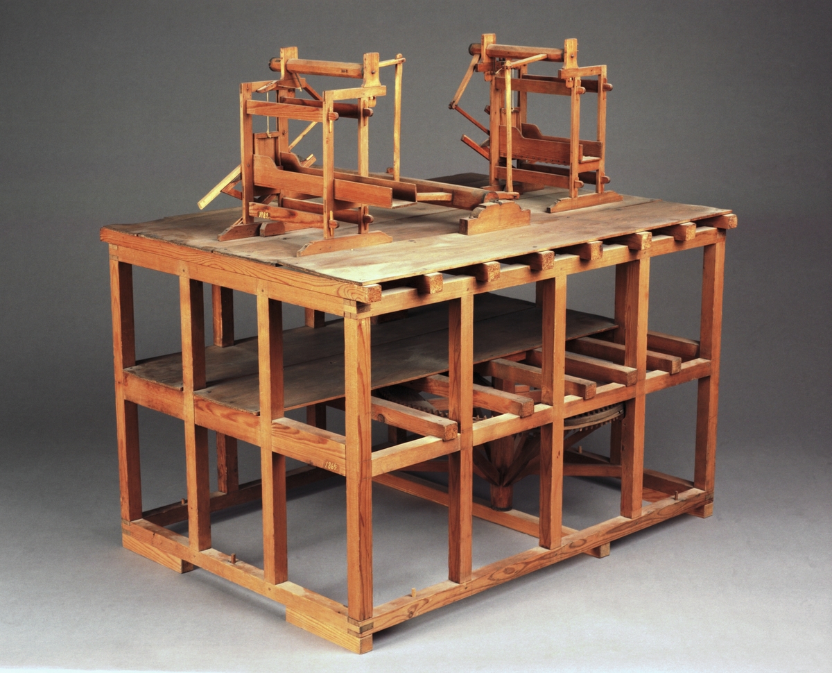 Hackelsemaskin, modell -#N# Tekniska museet /#N# DigitaltMuseum