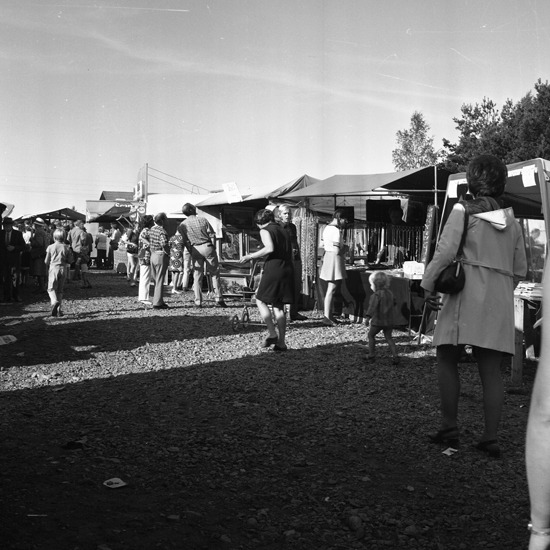 Marknadsbilder Från Dädesjö Augusti 1971 Kulturparken Småland